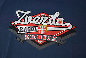 Majica Zvezda ragbi Srbija - teget - Mala Srpska Prodavnica