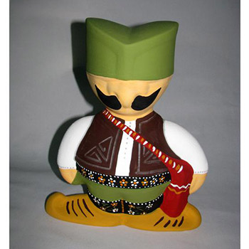Keramička figura Šumadinac 29cm - Mala Srpska Prodavnica
