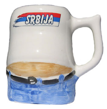 Krigla za pivo "Srbija" - Mala Srpska Prodavnica