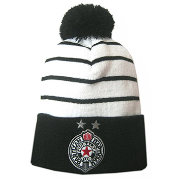 Zimska kapa "Kićanka" FK Partizan 2848 - Mala Srpska Prodavnica
